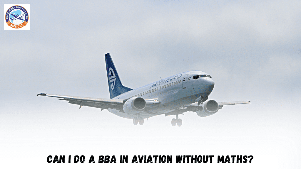 Can I Do A BBA In Aviation Without Maths?
