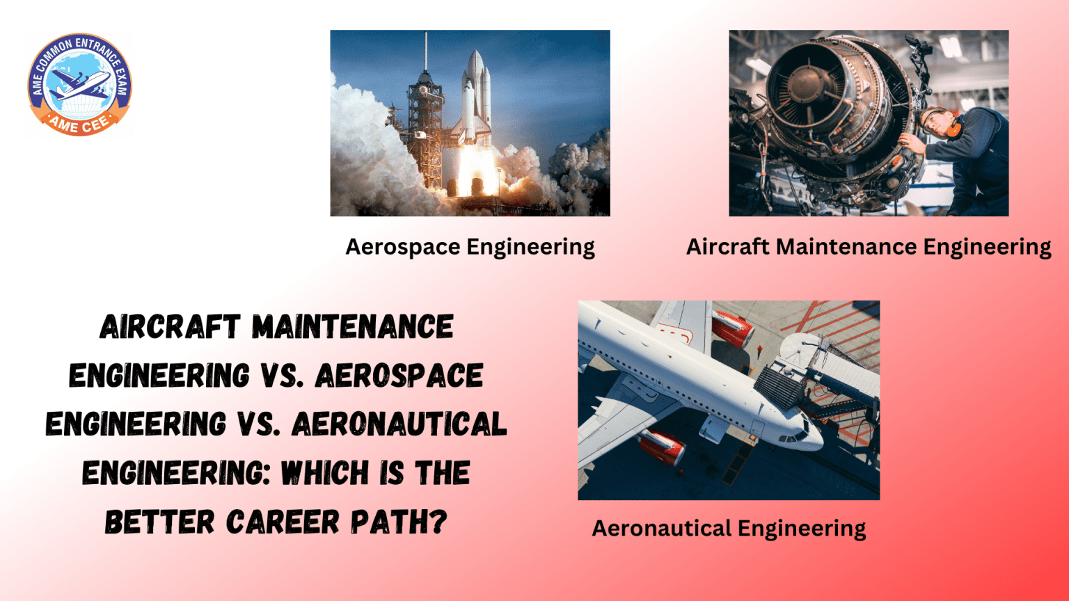 Aircraft Maintenance Engineering Vs. Aerospace Engineering Vs. Aeronautical Engineering: Which ...
